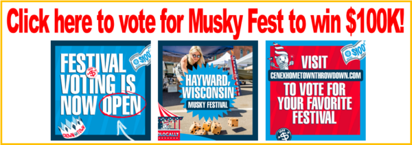 Musky Festival: June 21-23, 2024 – Hayward, WI – Sawyer County ...